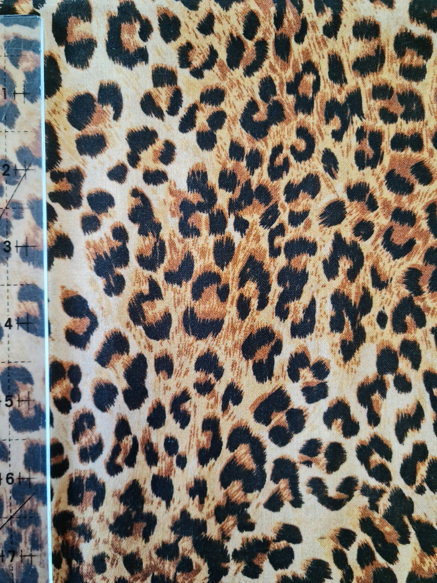 Leopard Print cotton fabric – Pinkpossum